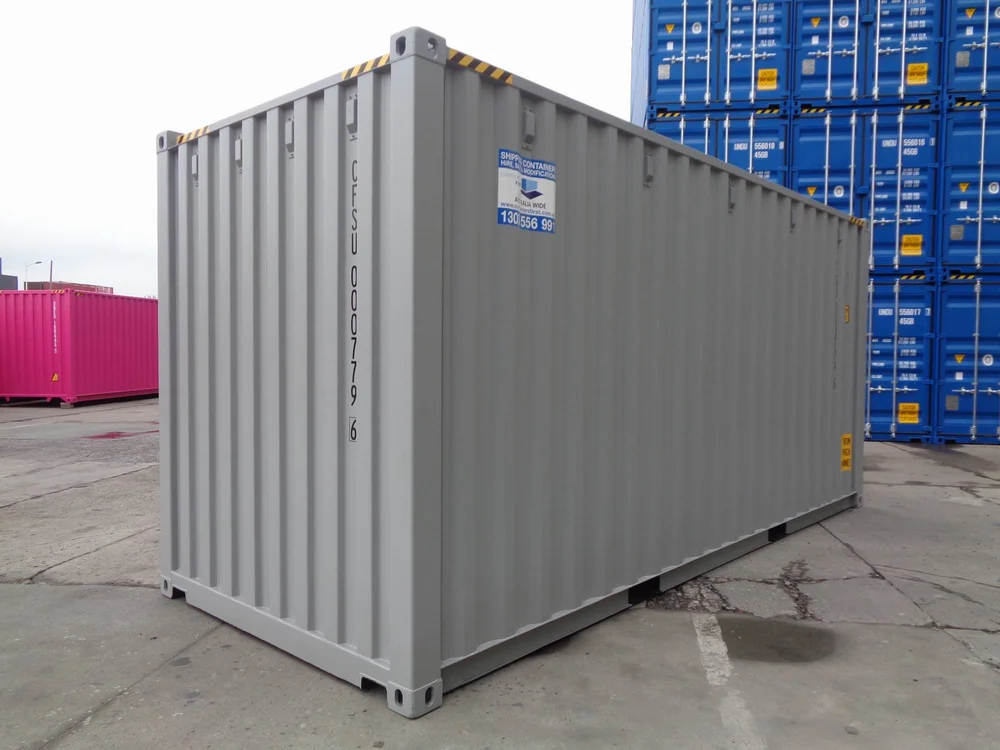 20FT High Cube USED with Tie Rails — Containers First
