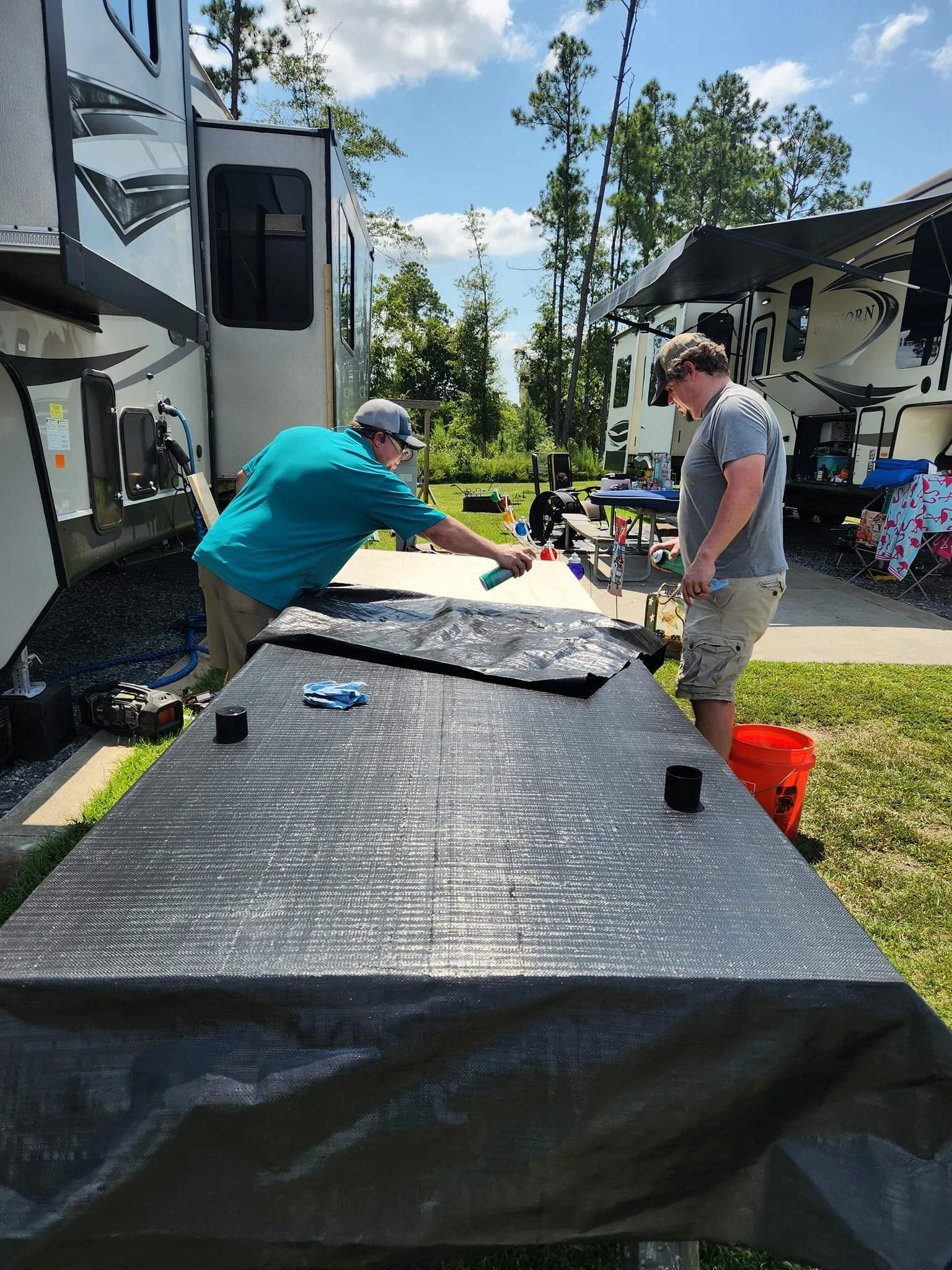 Full Slide Floor Replacement — Island RV Repair