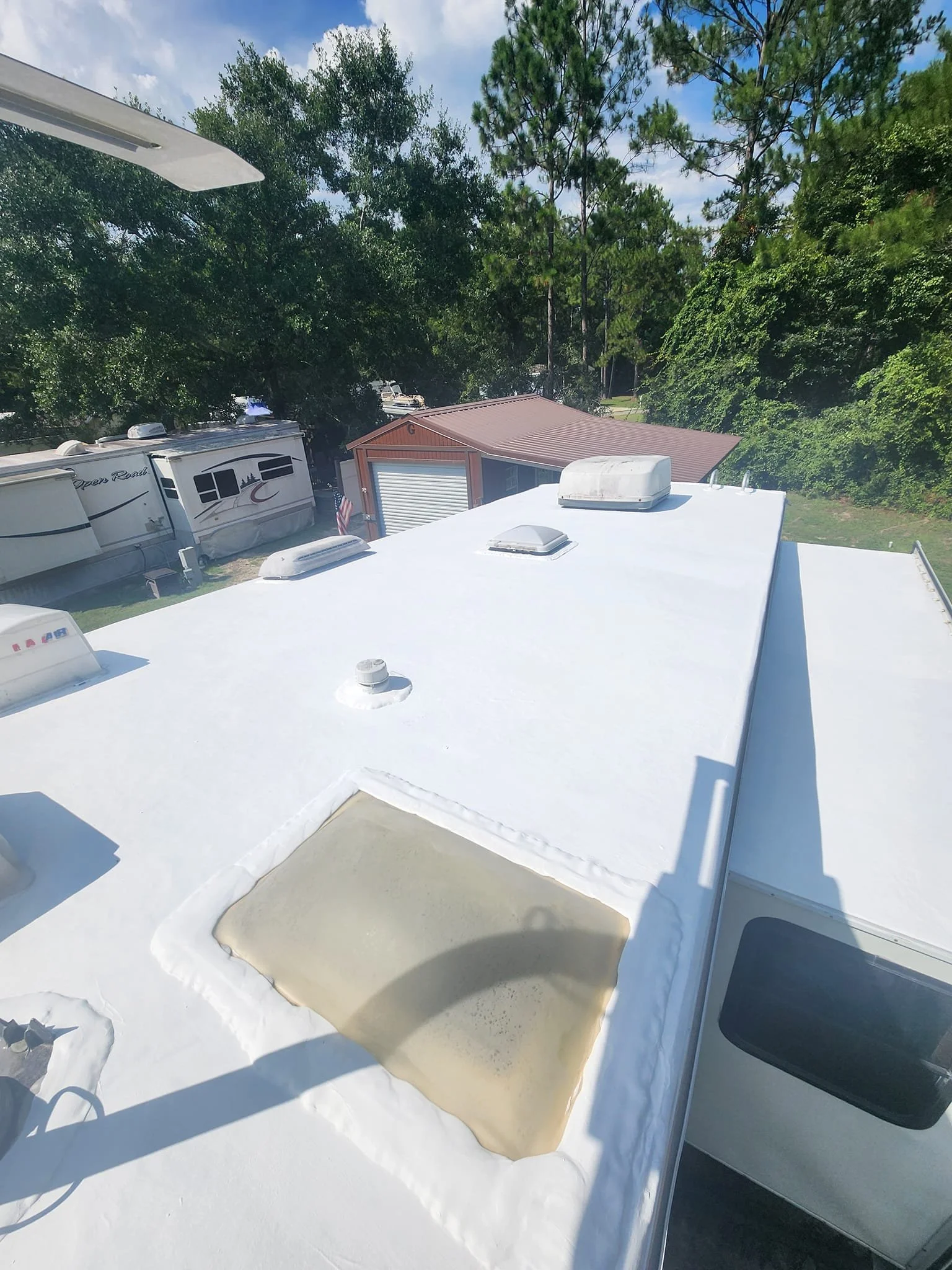 Roof Recoating — Island RV Repair