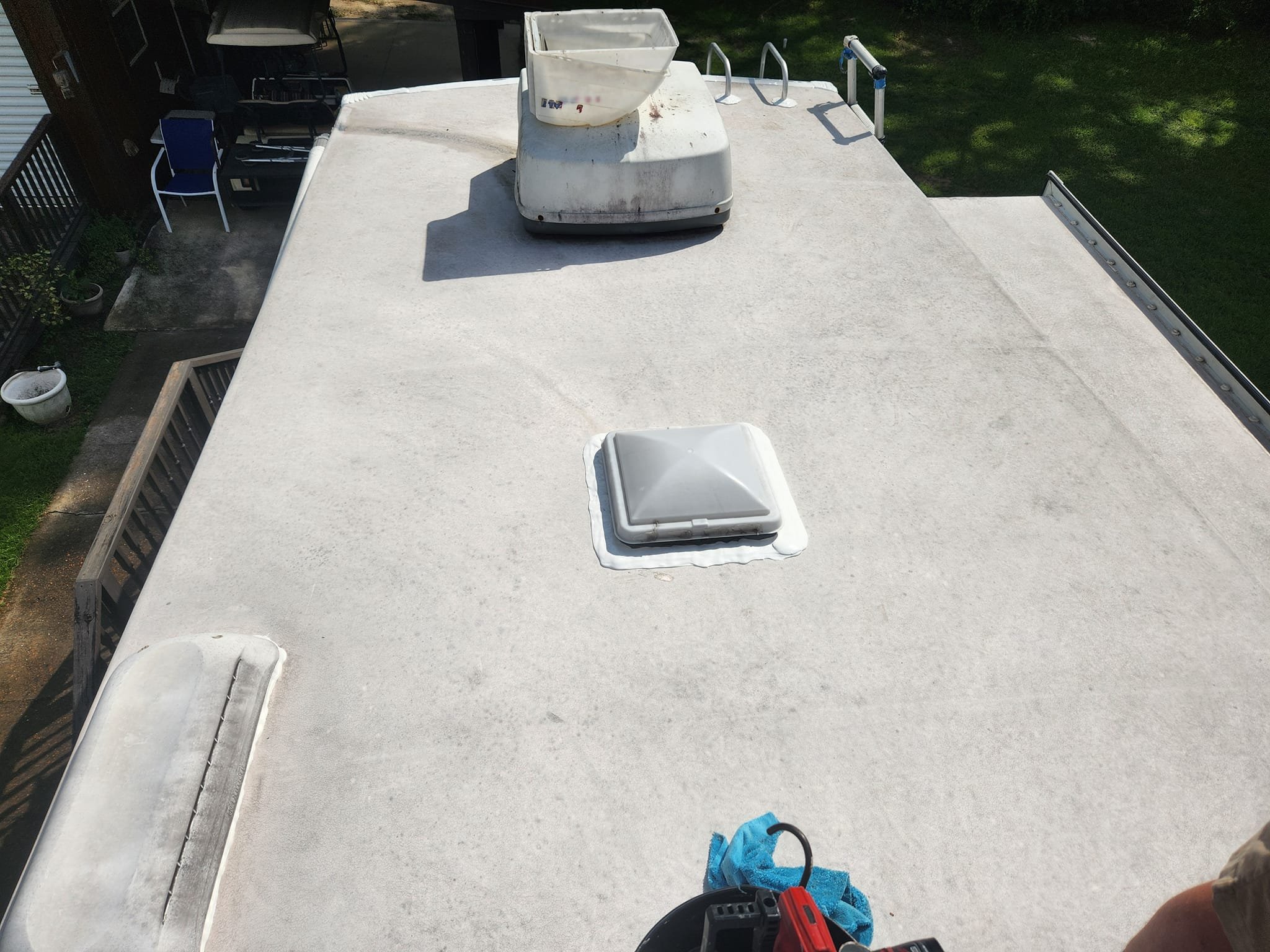 Roof Recoating — Island RV Repair