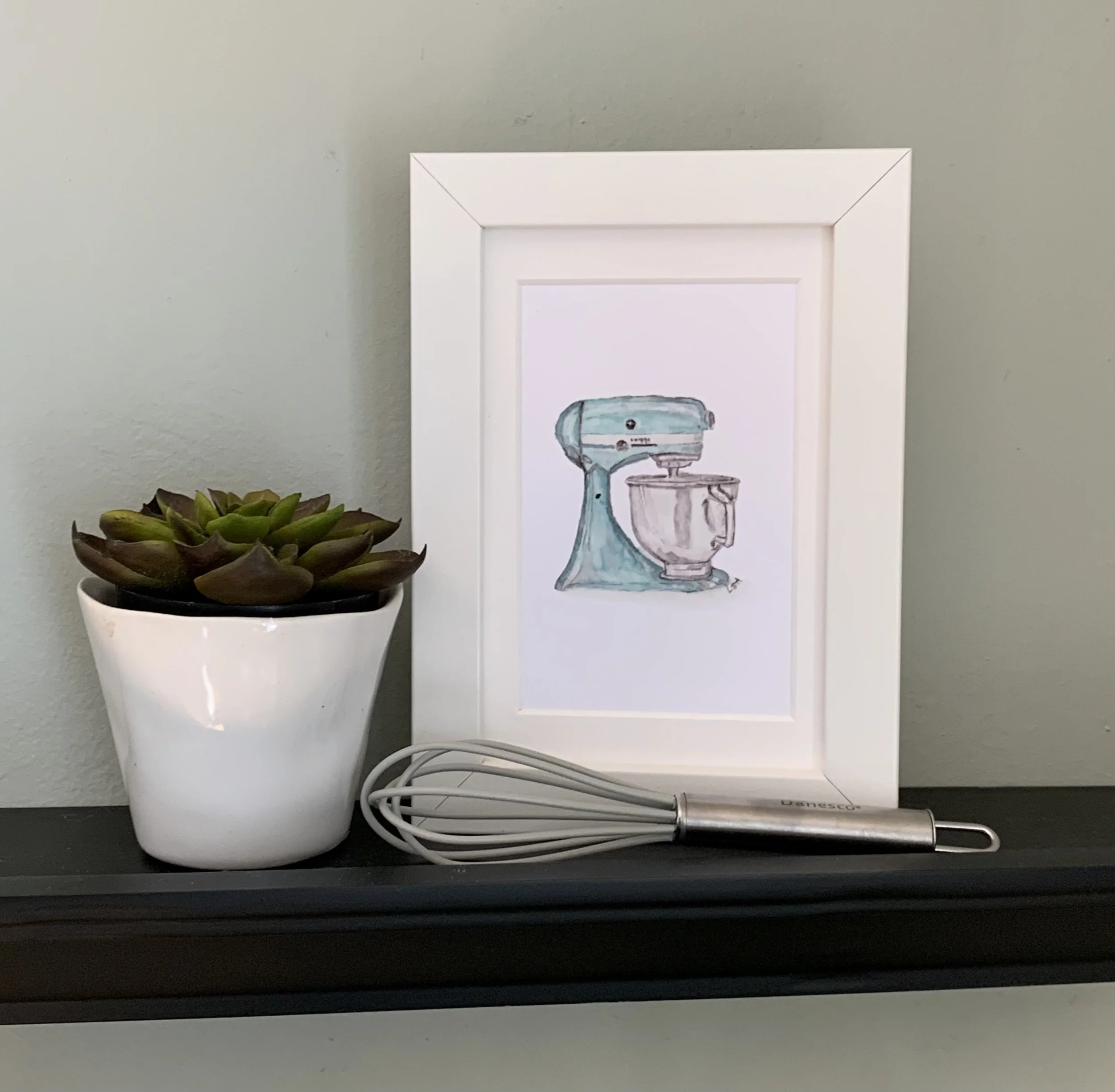 Framed watercolor mixer — LSA-studio