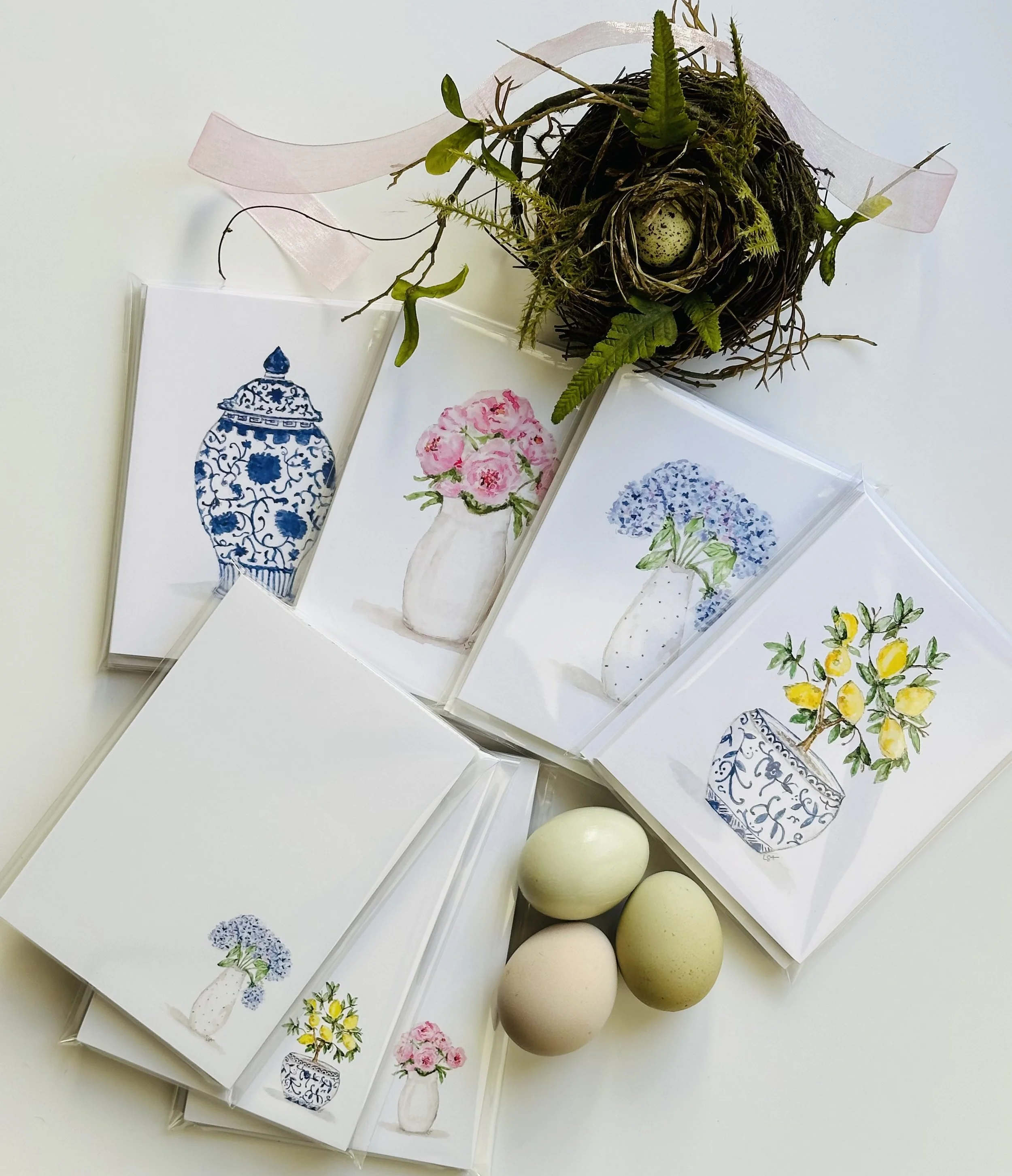 Pretty watercolor whimsical gifts and prints.