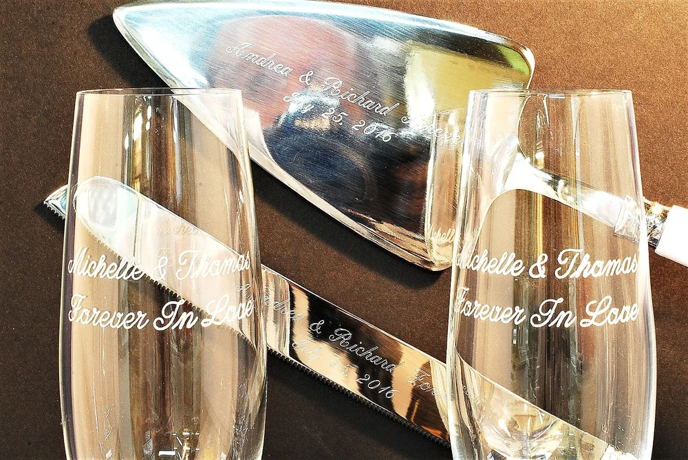 Script style font engraving — Heirloom Engravers