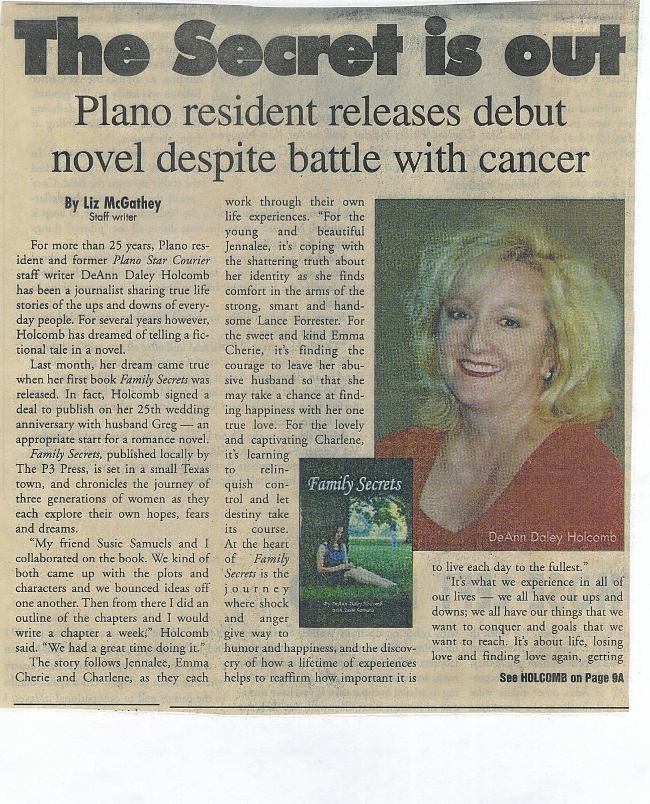 DeAnn Daley Holcomb - Author
