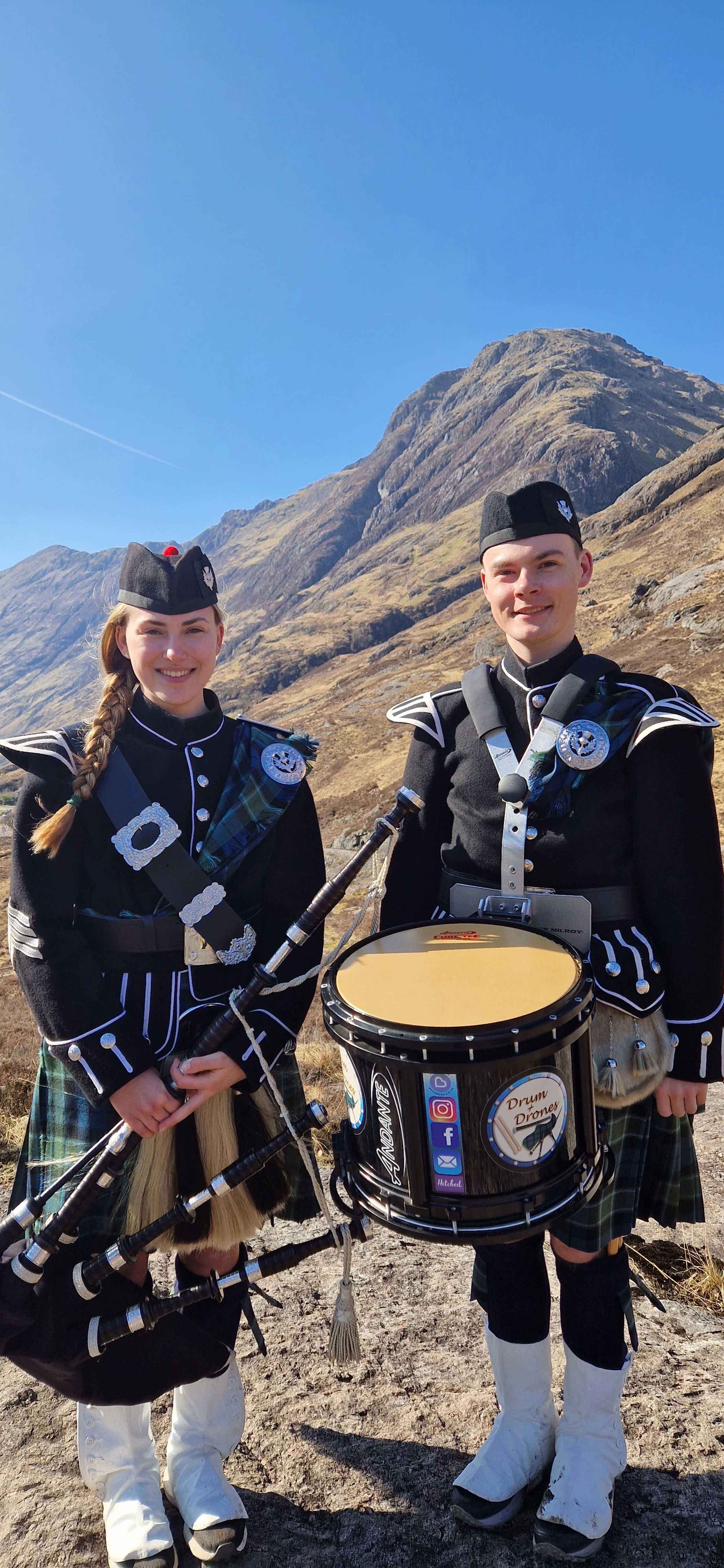 Drum+Drones: Bagpiper & Drummer