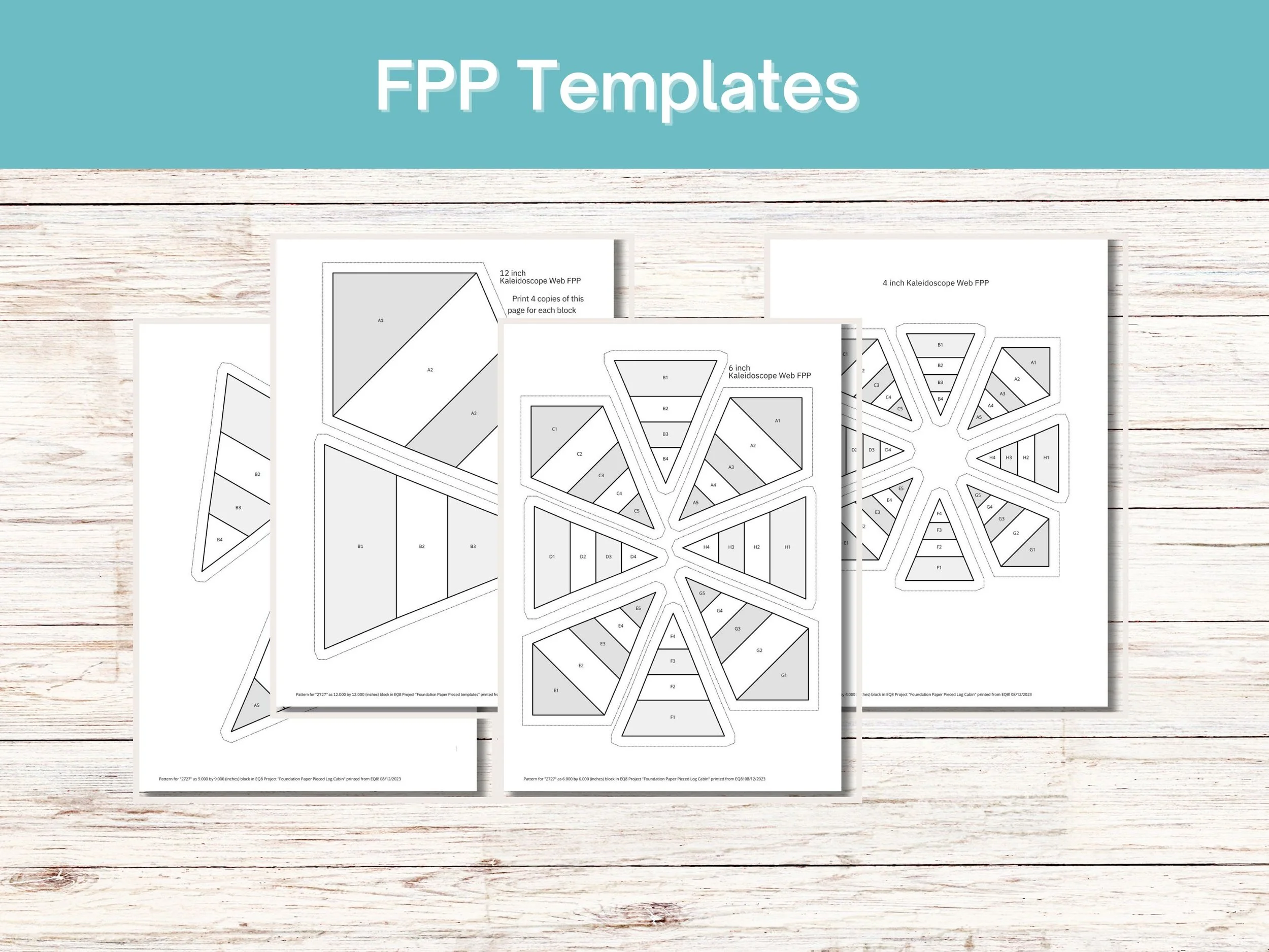 Butterfly PDF FPP Templates — Thimblesandneedles