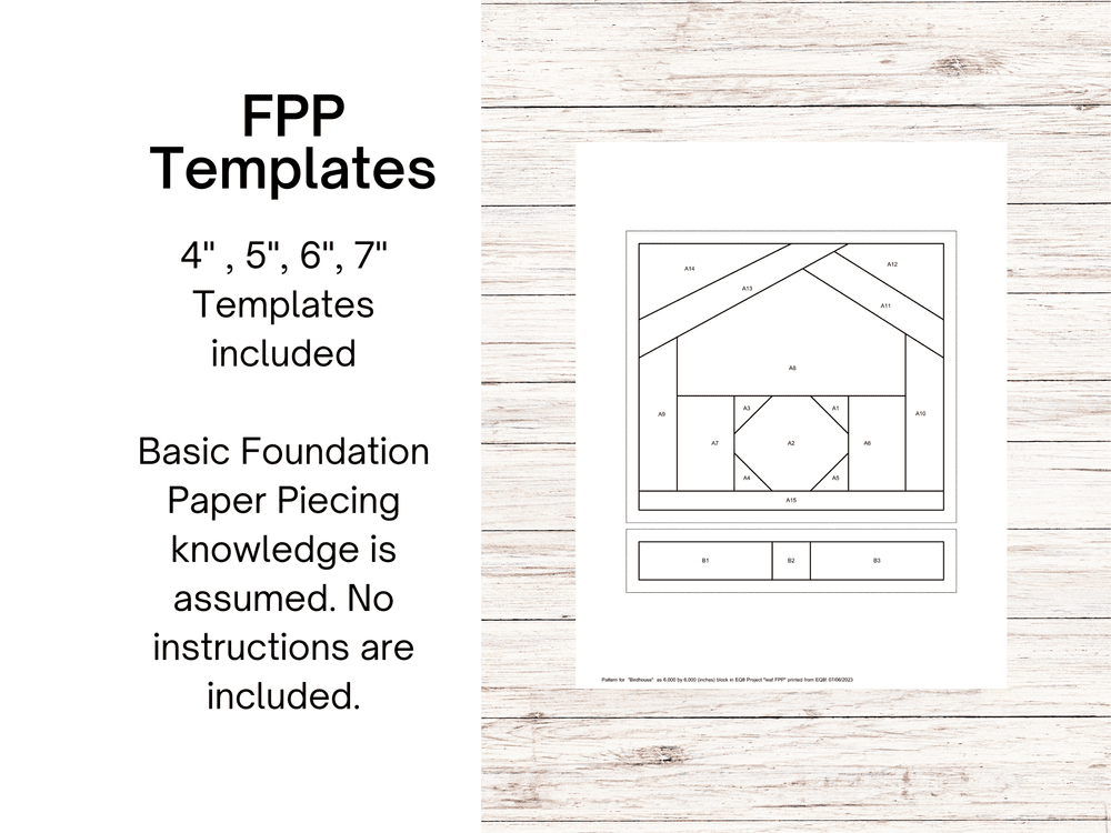 Flying Geese Tree PDF FPP Templates — Thimblesandneedles