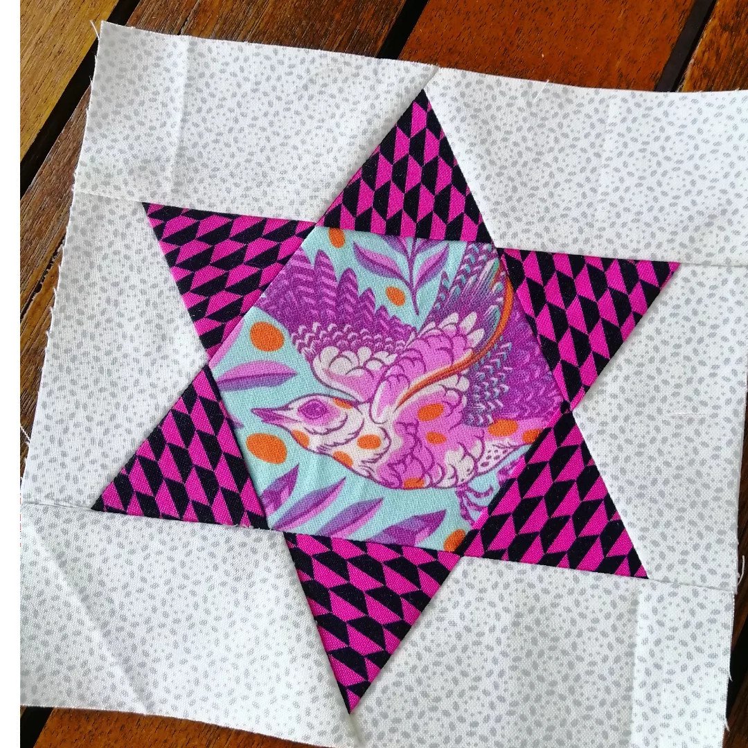 Six Point Star Quilt Block Lone Star 6 Points