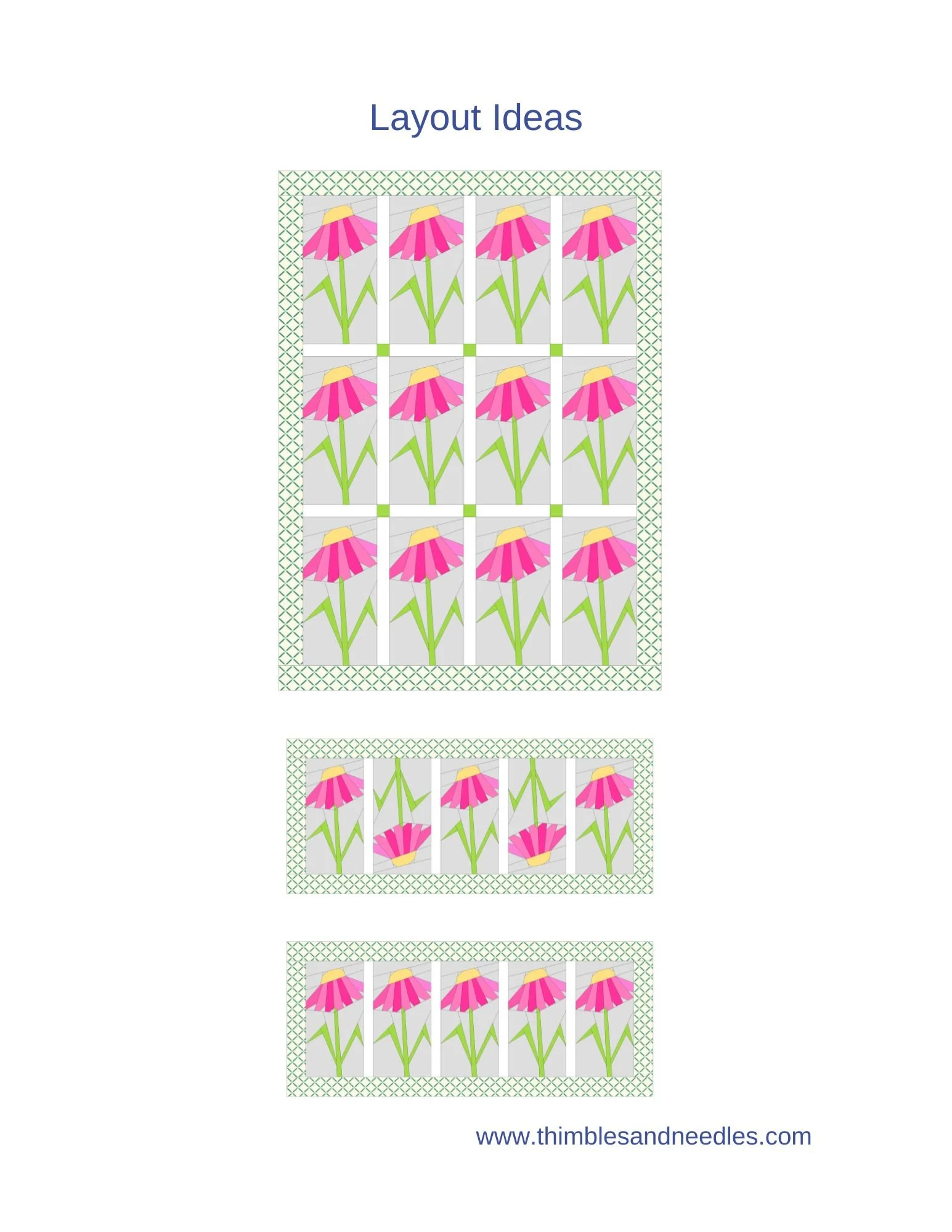 Flying Geese Tree PDF FPP Templates — Thimblesandneedles