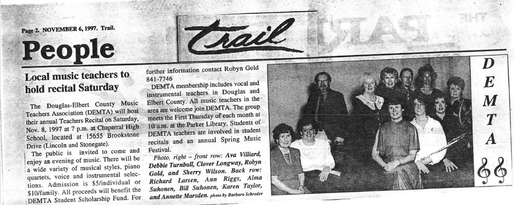 History — DEMTA Colorado