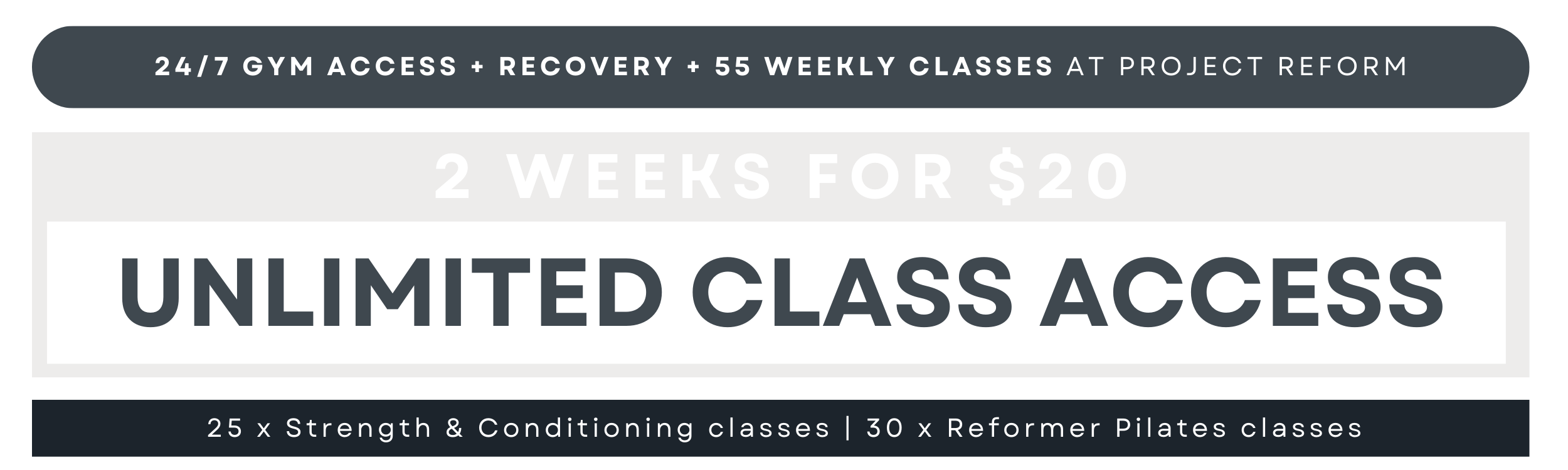 Project Reform - Strength & Conditioning | Reformer Pilates | 24/7 Gym ...