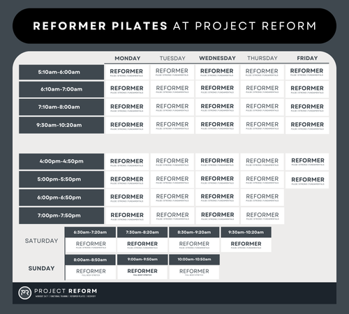 Project Reform - Strength & Conditioning | Reformer Pilates | 24/7 Gym ...