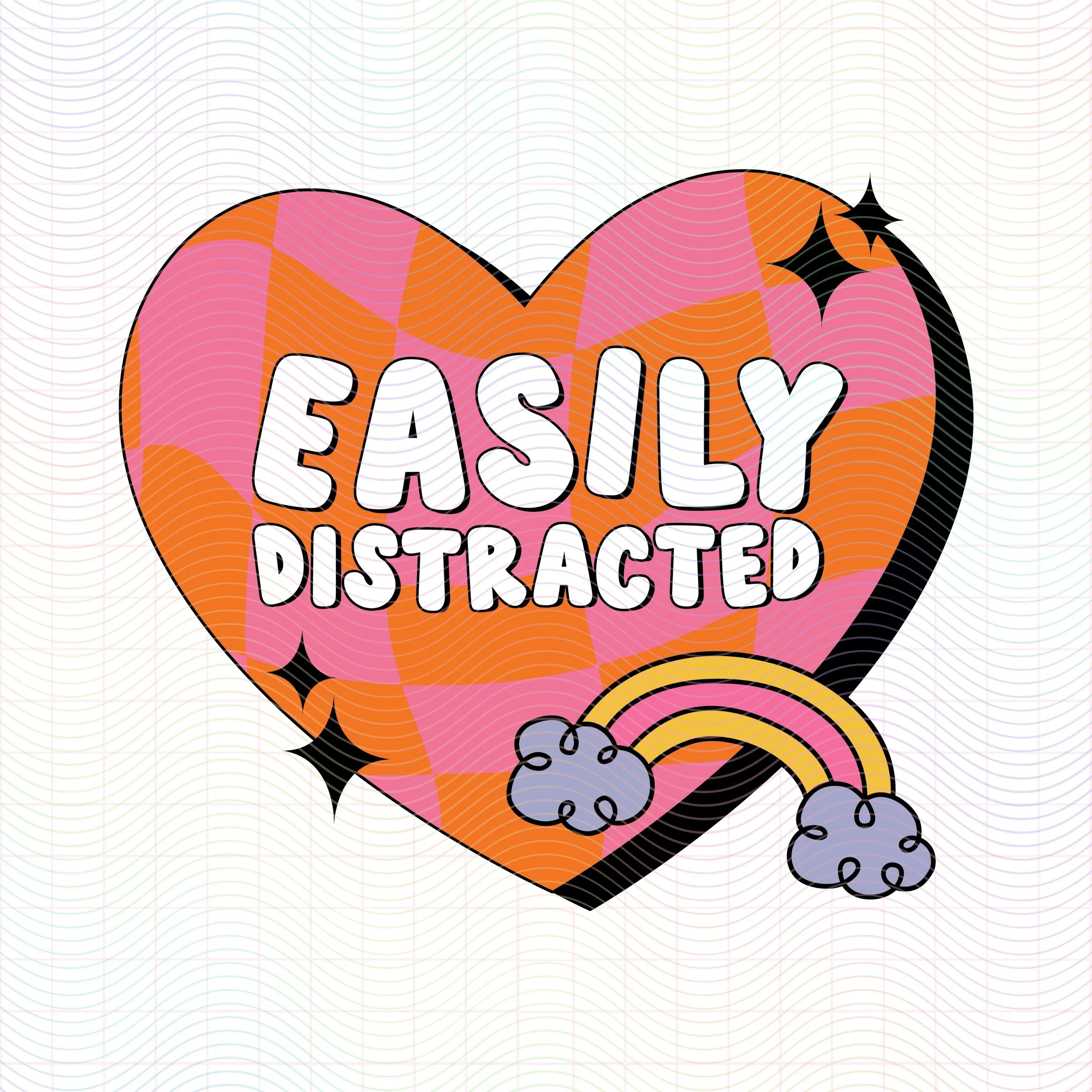 Easily Distracted (SVG & PNG) — SVG Society | Shop Cute & Trendy ...
