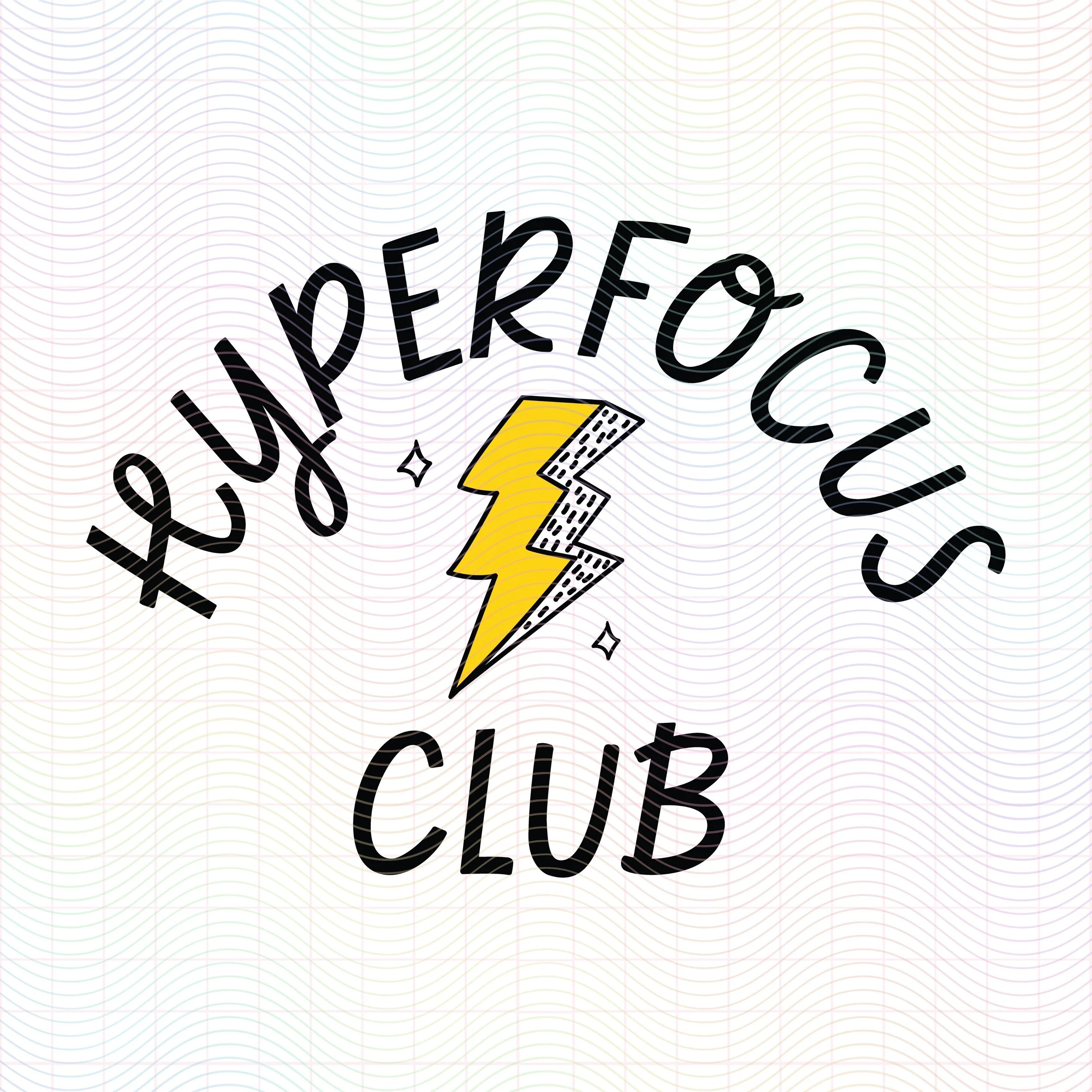 Hyperfocus Club (SVG & PNG) — SVG Society | Shop Cute & Trendy Designs ...
