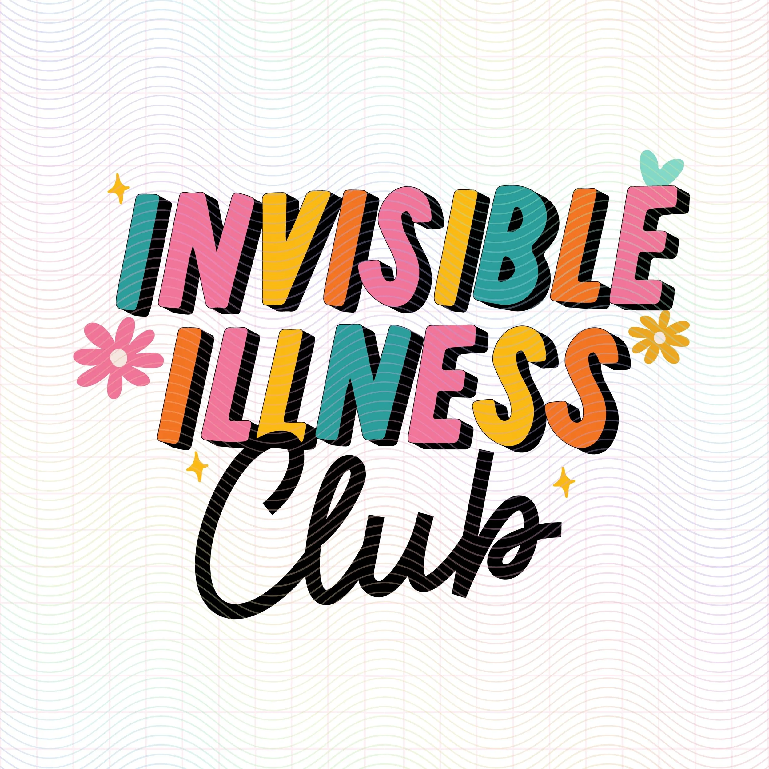 Invisible Illness Club (SVG & PNG) — SVG Society | Shop Cute & Trendy ...