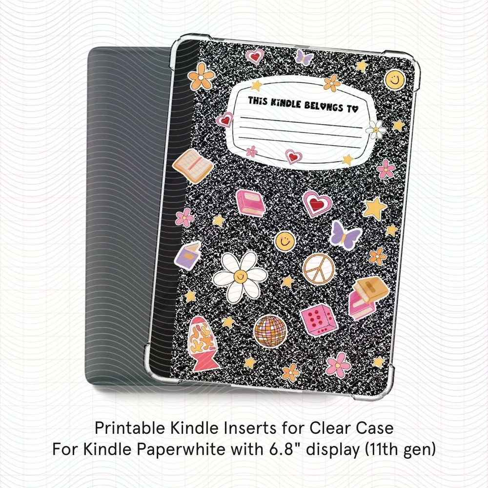 Disco Ribbon Printable Kindle Insert (PNG) — SVG Society | Shop Cute ...