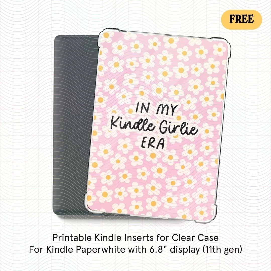 FREE In My Kindle Girlie Era Kindle Insert (PNG) — SVG Society | Shop ...