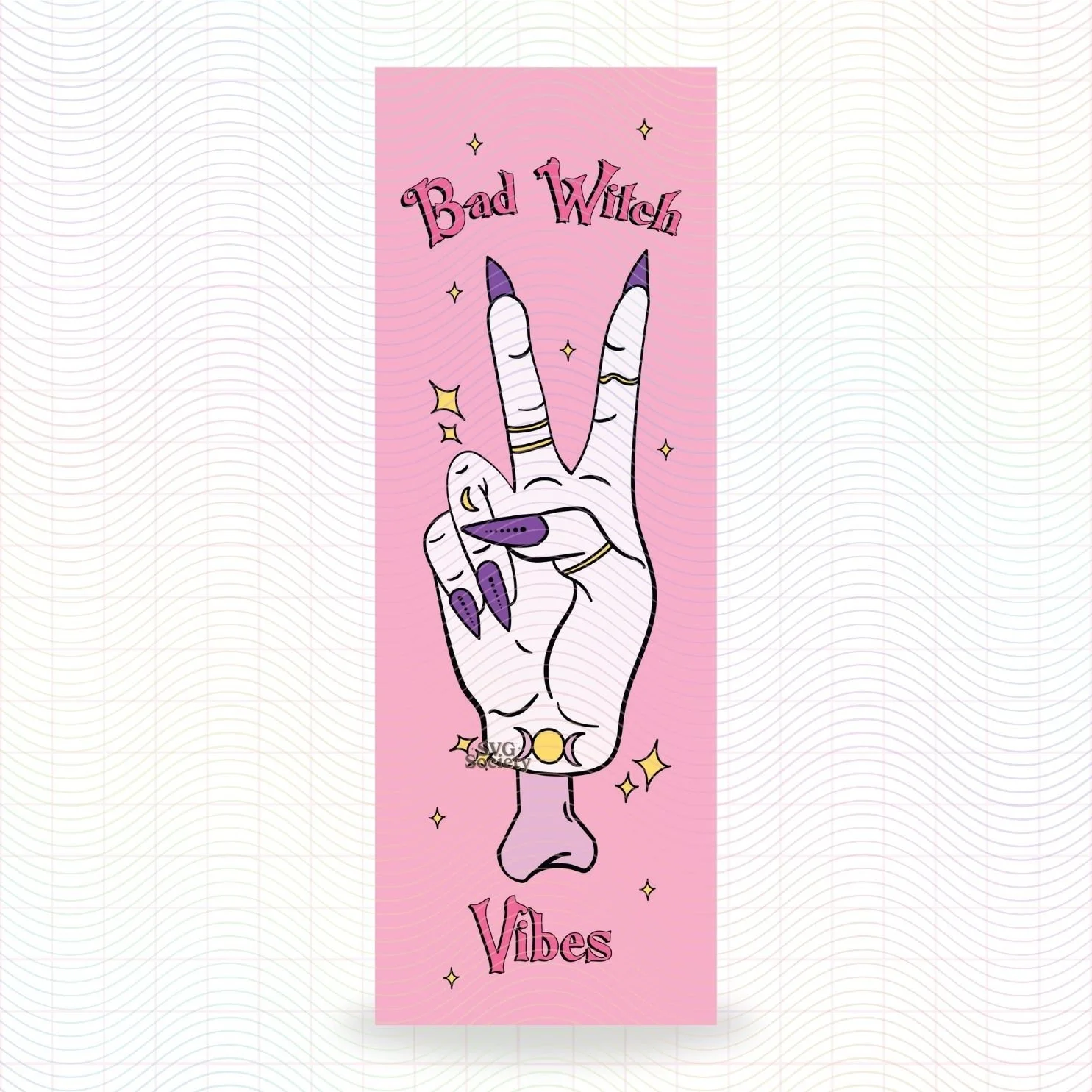 Just A Witch Who Loves Books (PNG Bookmark Design) — SVG Society | Shop ...