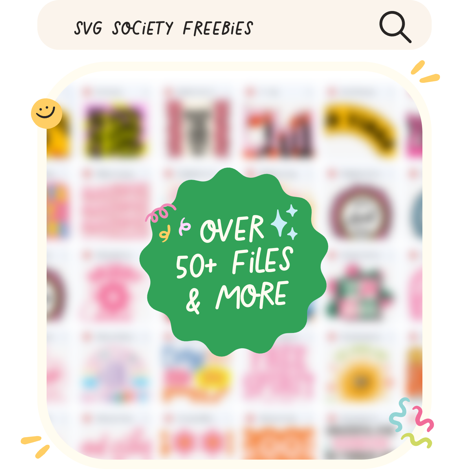 FREE DESIGNS — SVG Society | Shop Cute & Trendy Designs for Commercial Use