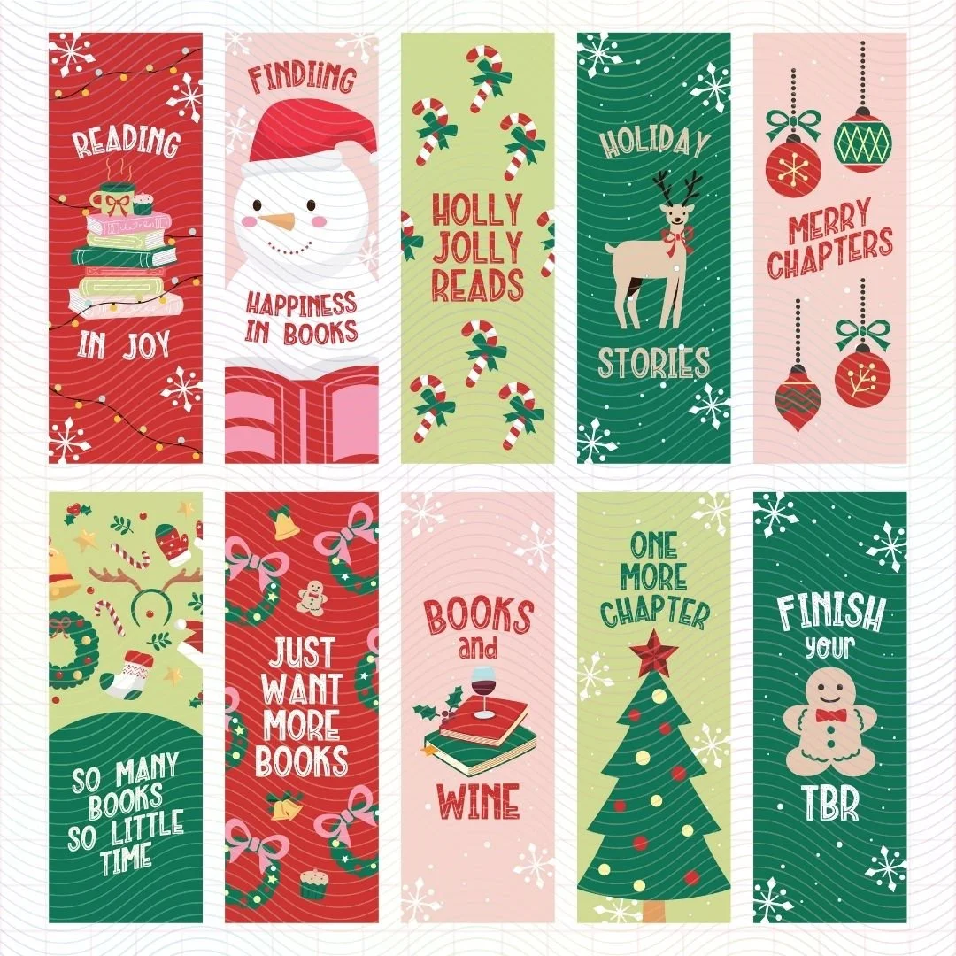 Floral Mental Health Bookmark Set of 10 (PNG Bookmark Design) — SVG ...