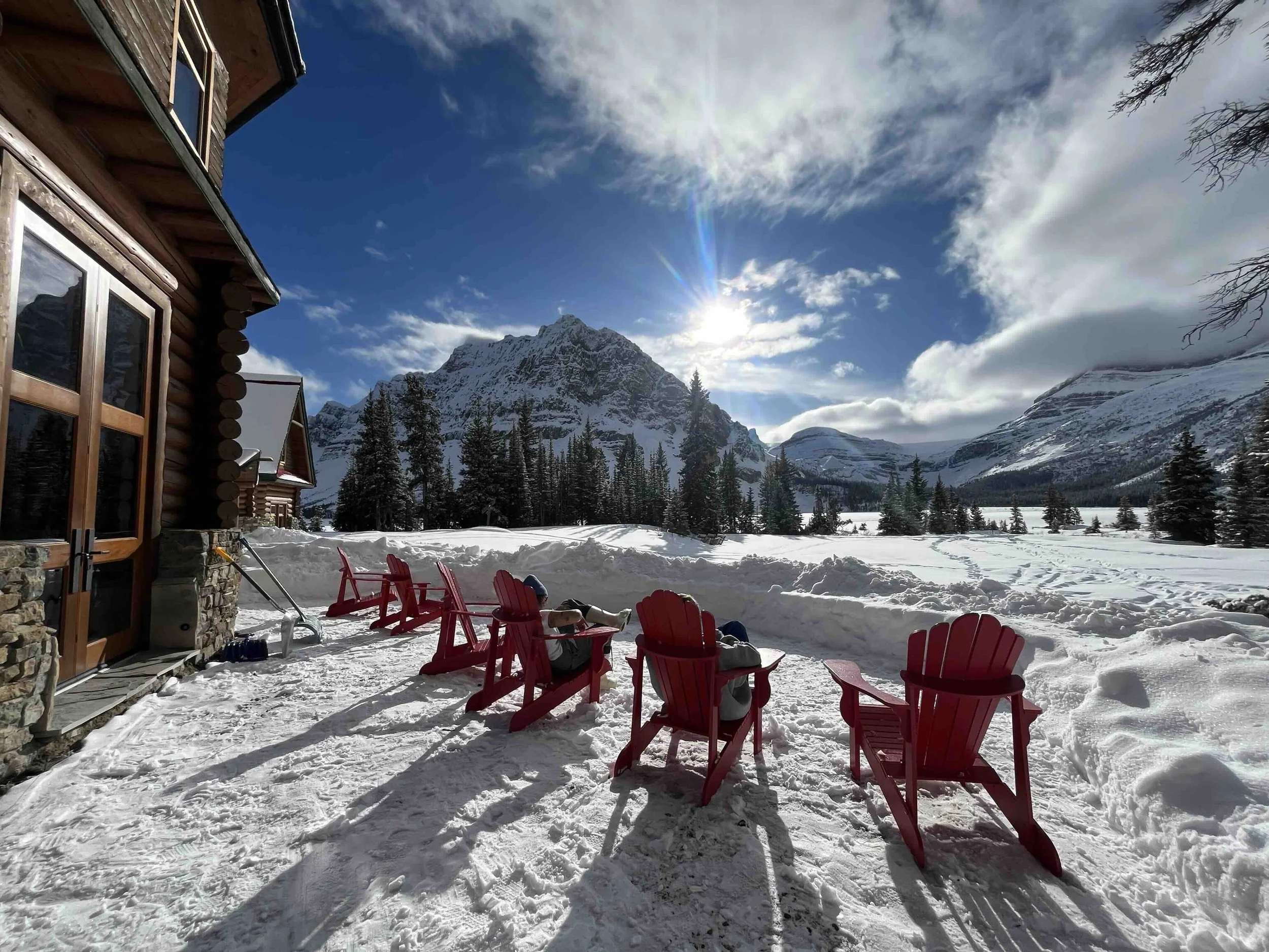 Winter at The Lodge — The Lodge At Bow Lake