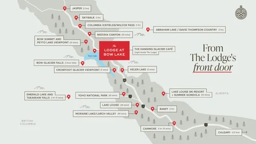 Explore the area — The Lodge At Bow Lake