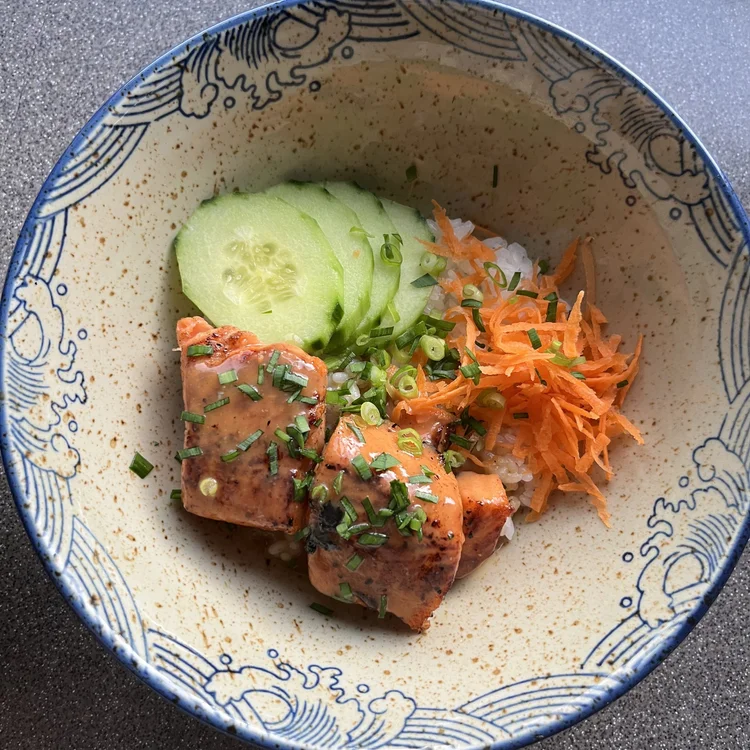 Miso Salmon Rice Bowl — Beyond Nutrition