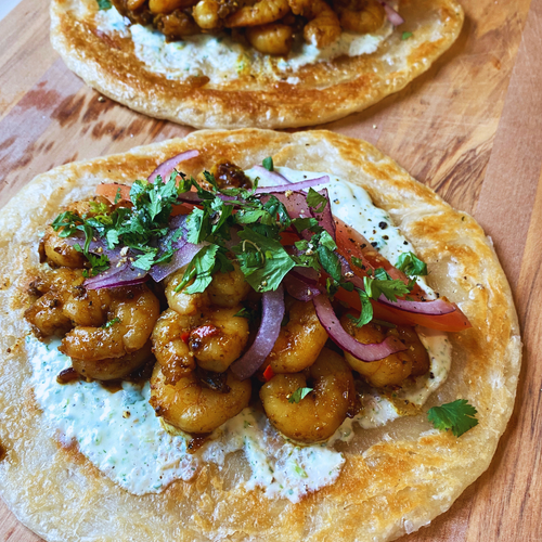 Prawn Paratha — Beyond Nutrition