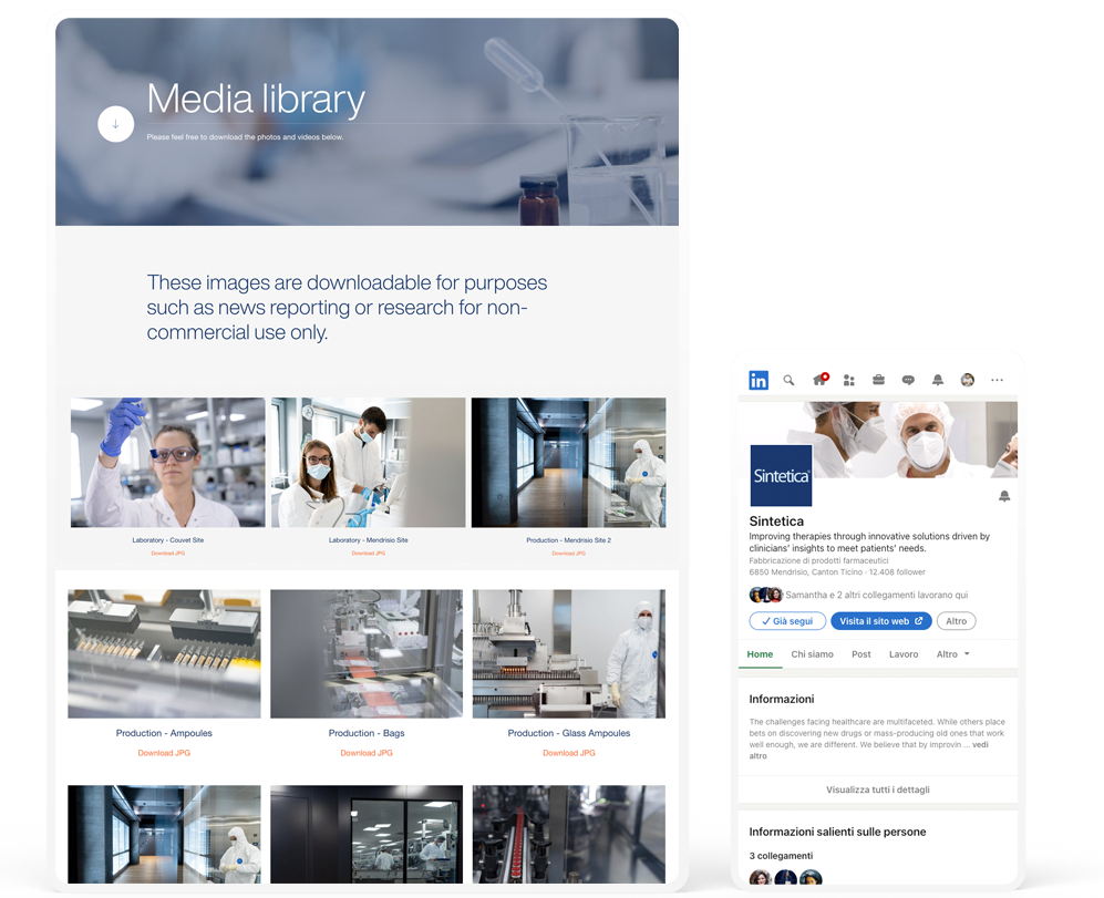 Welcome to the Sintetica Newsroom. Explore the world of Sintetica ...