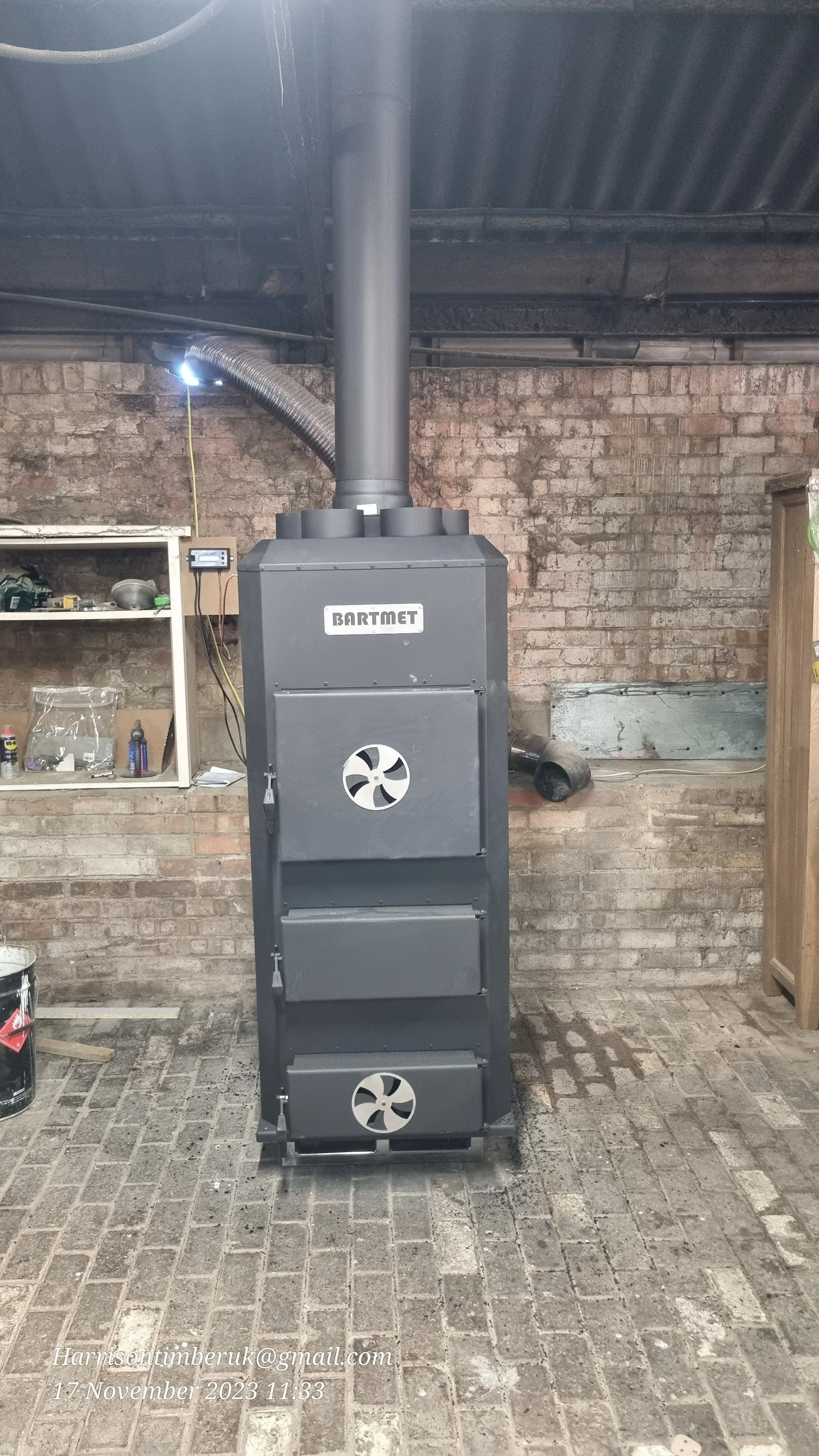 20KW-100KW WOOD BURNING WORKSHOP HEATER — Harrison Timber UK