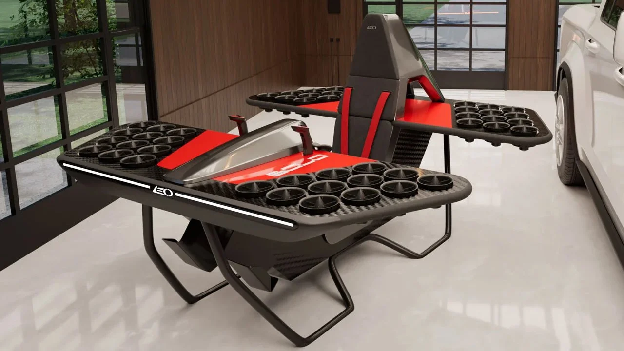 LEO JetBike: The $100k Electric Flying Motorcycle With No License ...