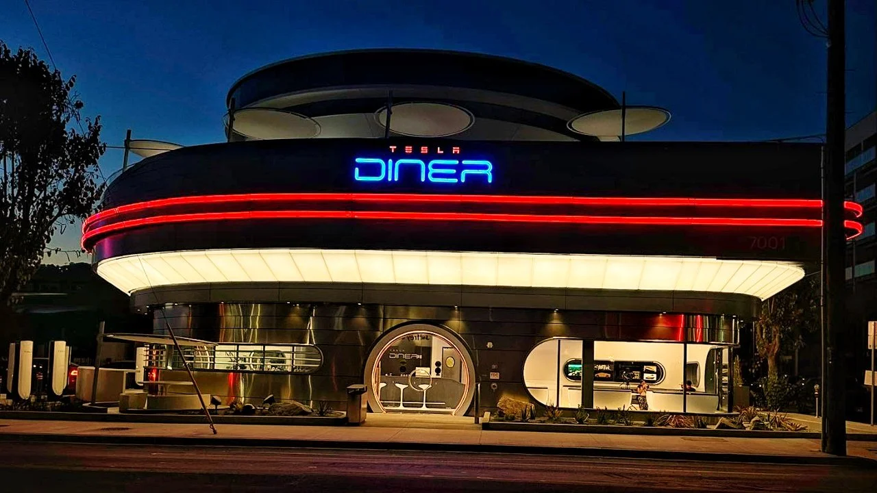 Tesla Diner Hollywood: Specs, Opening Date, and Robot Waiters Revealed ...