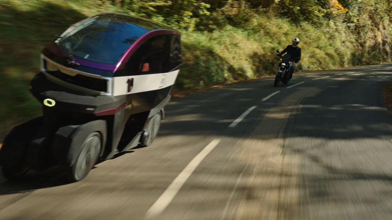 AEMotion Tilting Electric Microcar: The French EV That's Part Car, Part ...