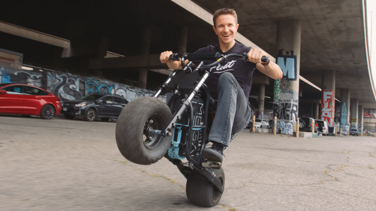 Wheelie Fun Bike: The Electric Scooter with a Wheelie Button Review ...