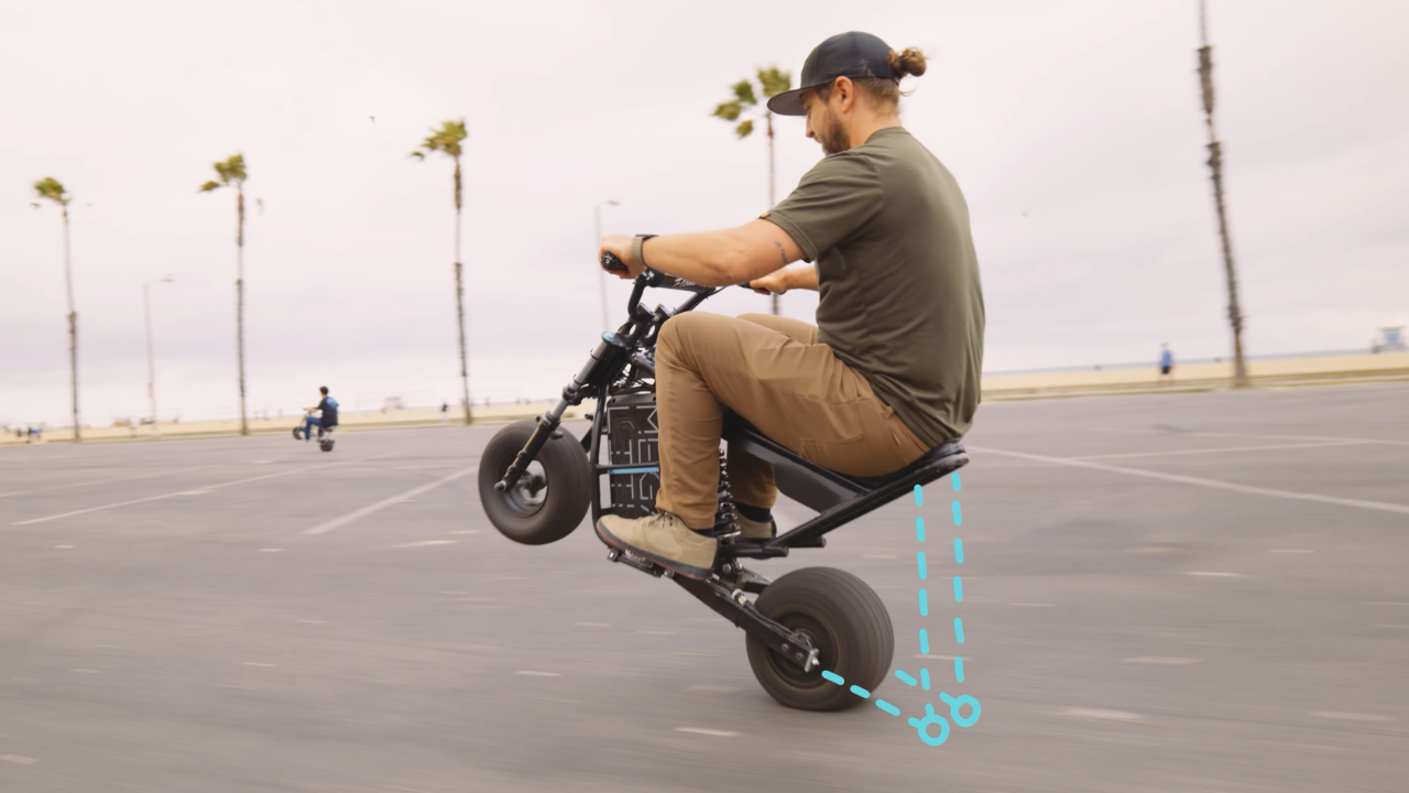 Wheelie Fun Bike: The Electric Scooter with a Wheelie Button Review ...