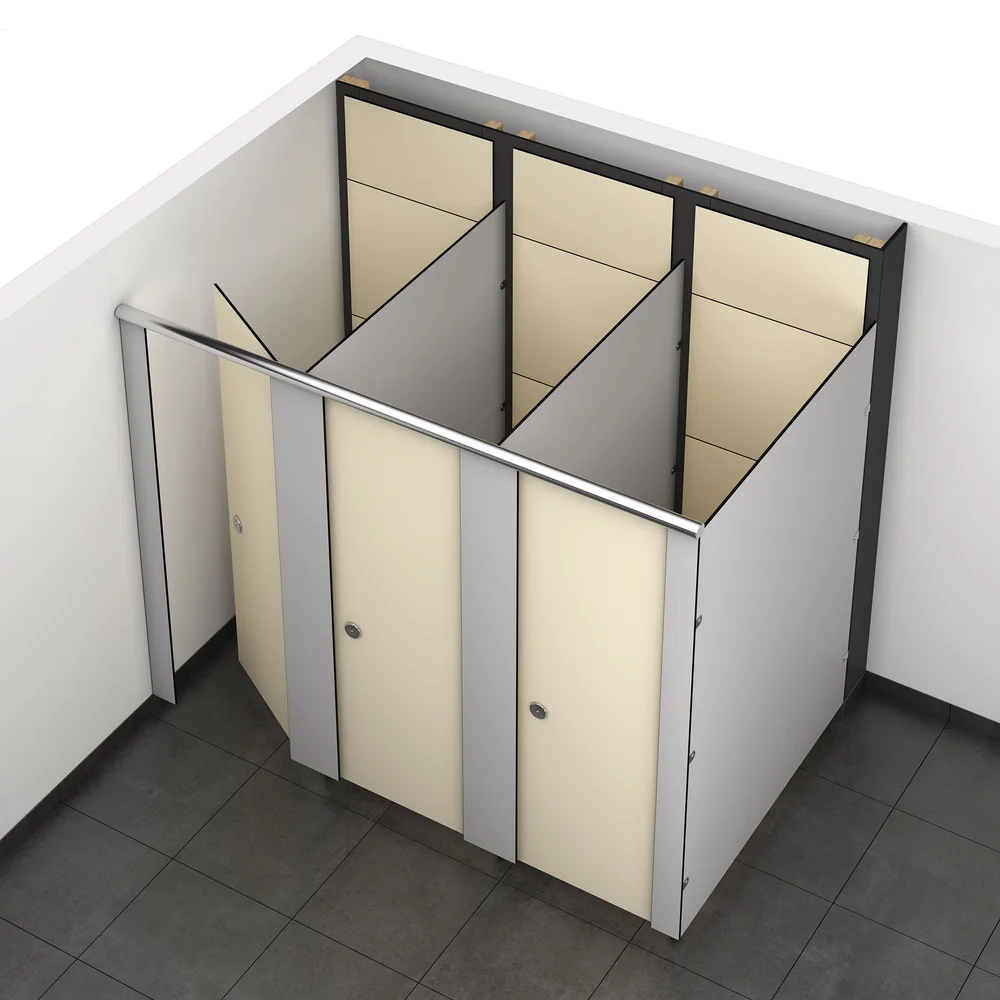 Solid-grade laminate cubicles — Trovex Washrooms