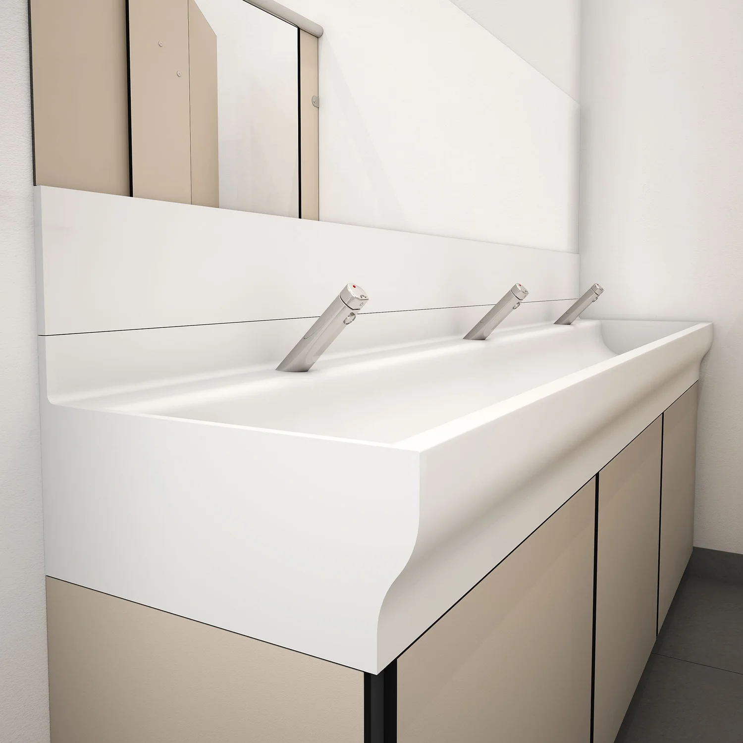 Trovex - Washrooms - Cubicles - Vanity units - Duct panelling