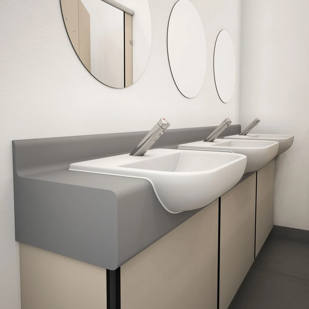 Trovex - Washrooms - Cubicles - Vanity units - Duct panelling