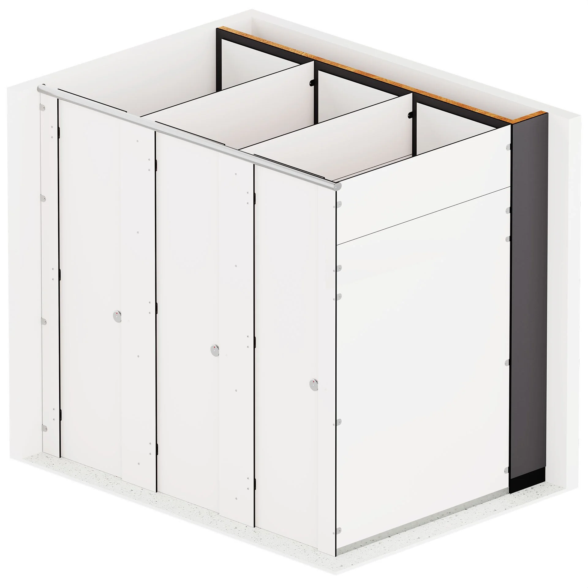 Trovex - Washrooms - Cubicles - Vanity units - Duct panelling