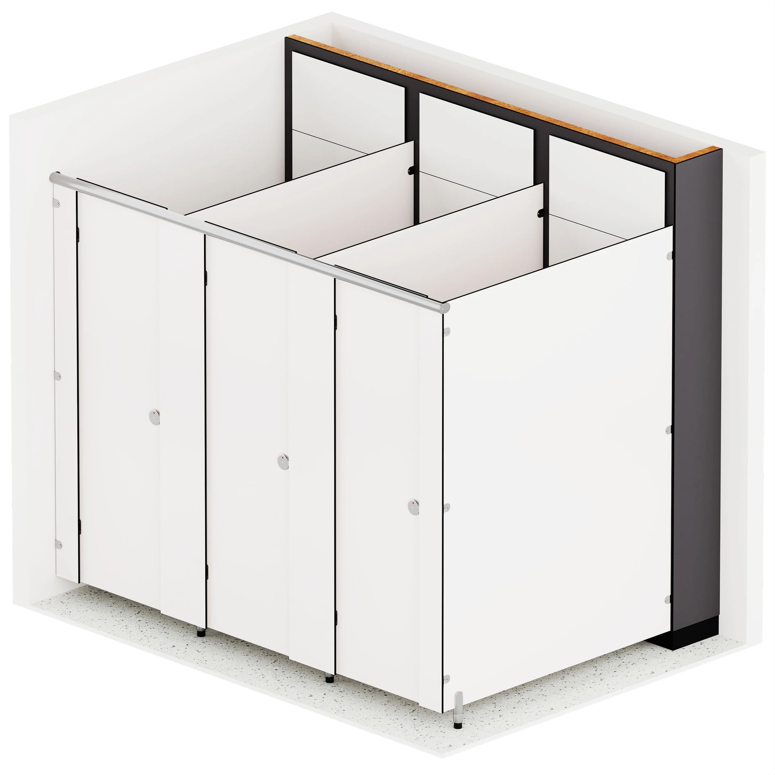 Trovex - Washrooms - Cubicles - Vanity units - Duct panelling