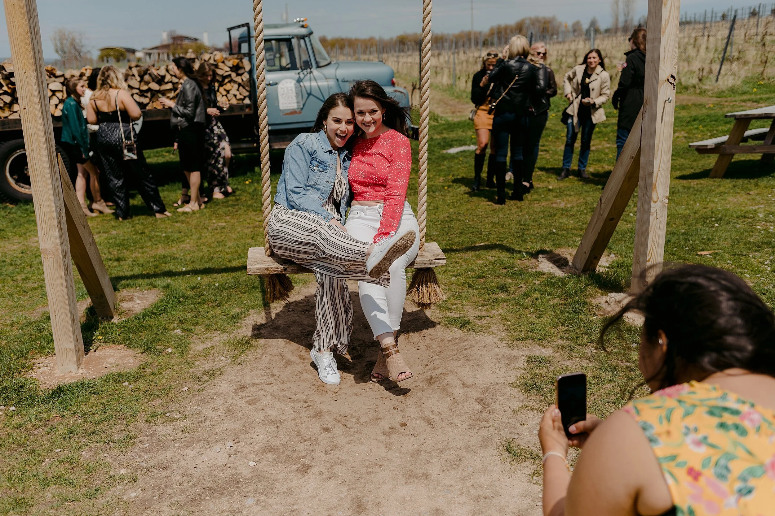 A SPRING WINERY BACHELORETTE PARTY IN TRAVERSE CITY — Courtney Kent