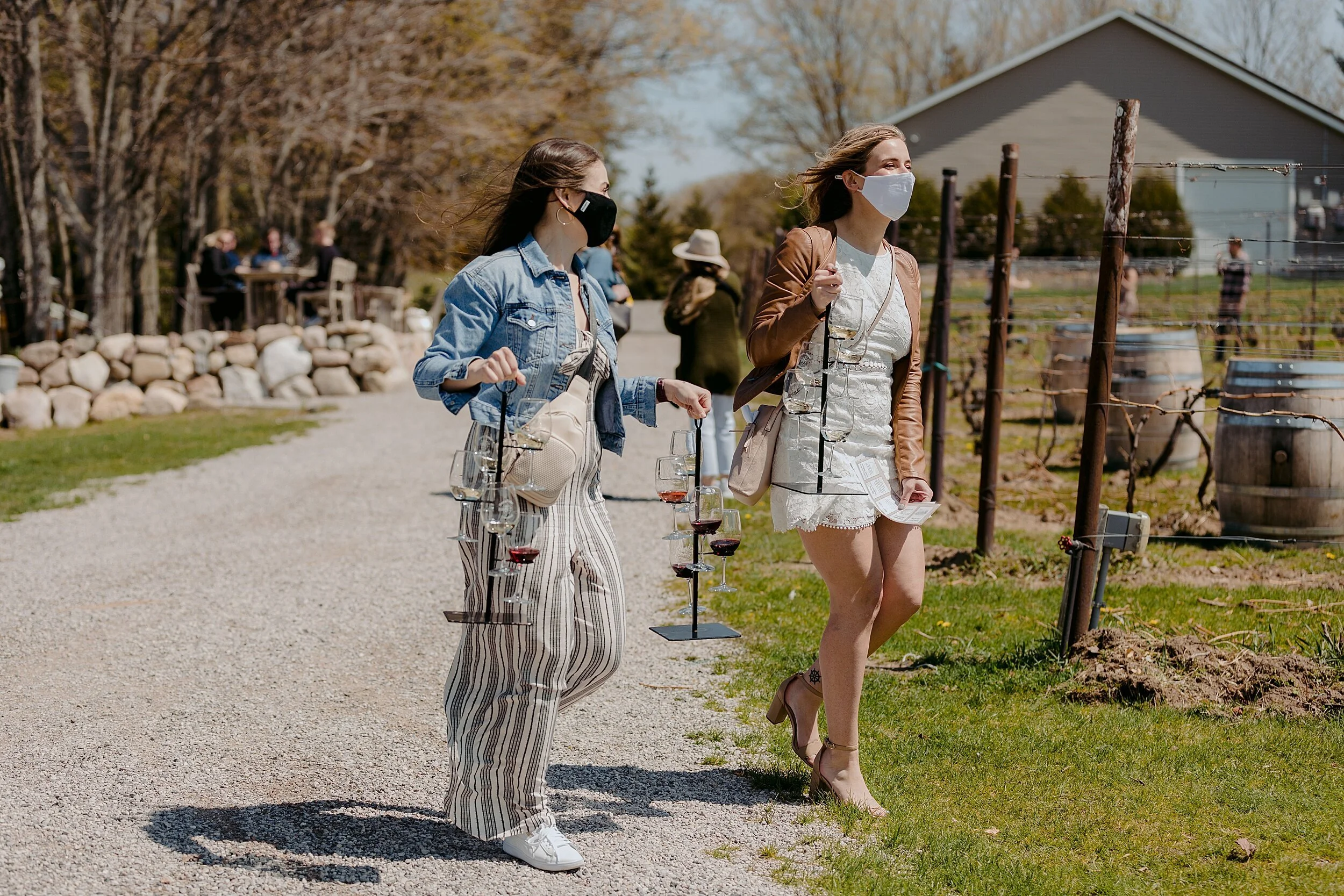 A SPRING WINERY BACHELORETTE PARTY IN TRAVERSE CITY — Courtney Kent
