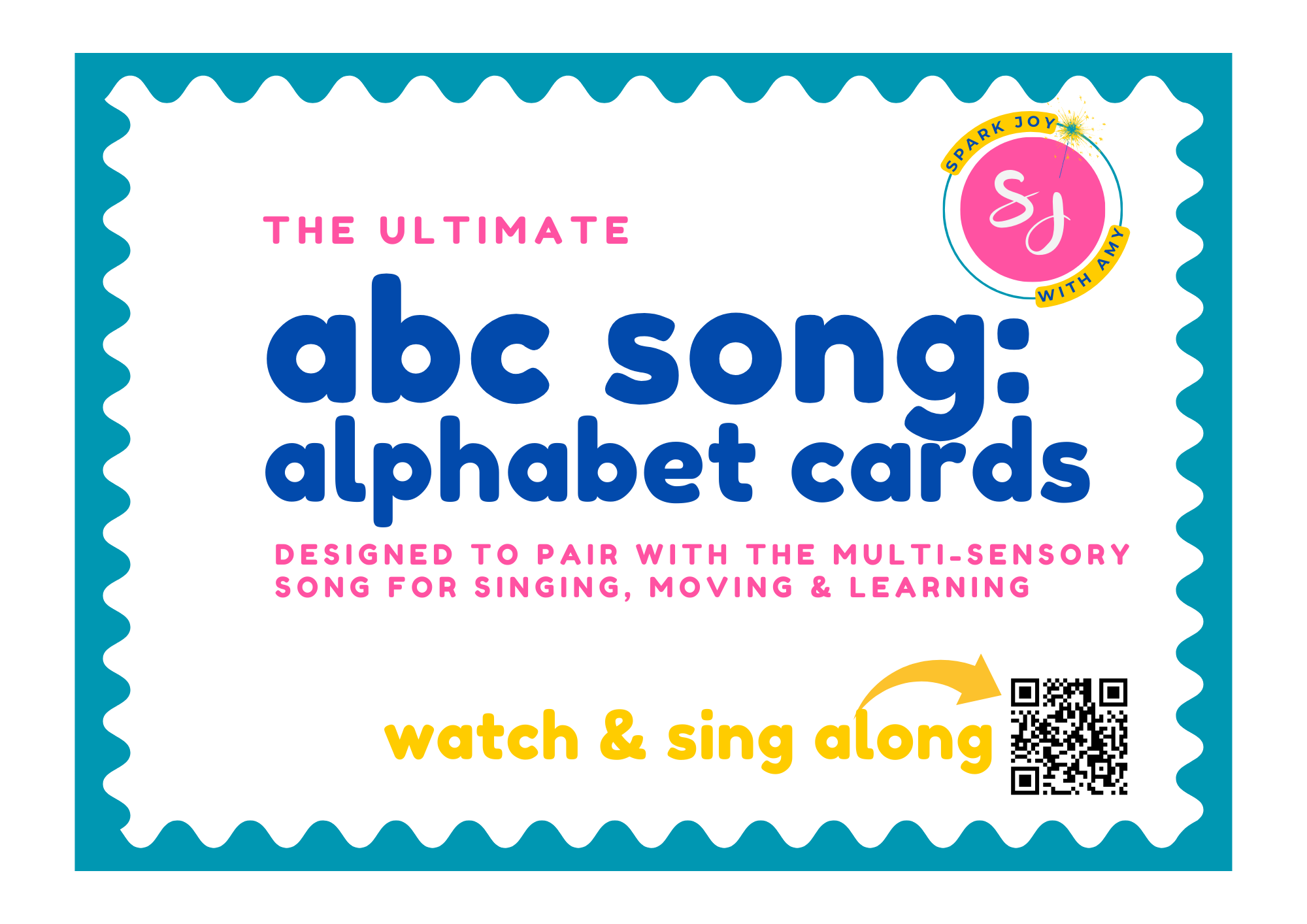 The Ultimate ABC Song Chart & Cards — Spark Joy Tutoring | Santa ...