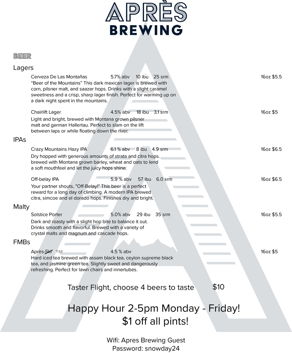 Beer — Après Brewing