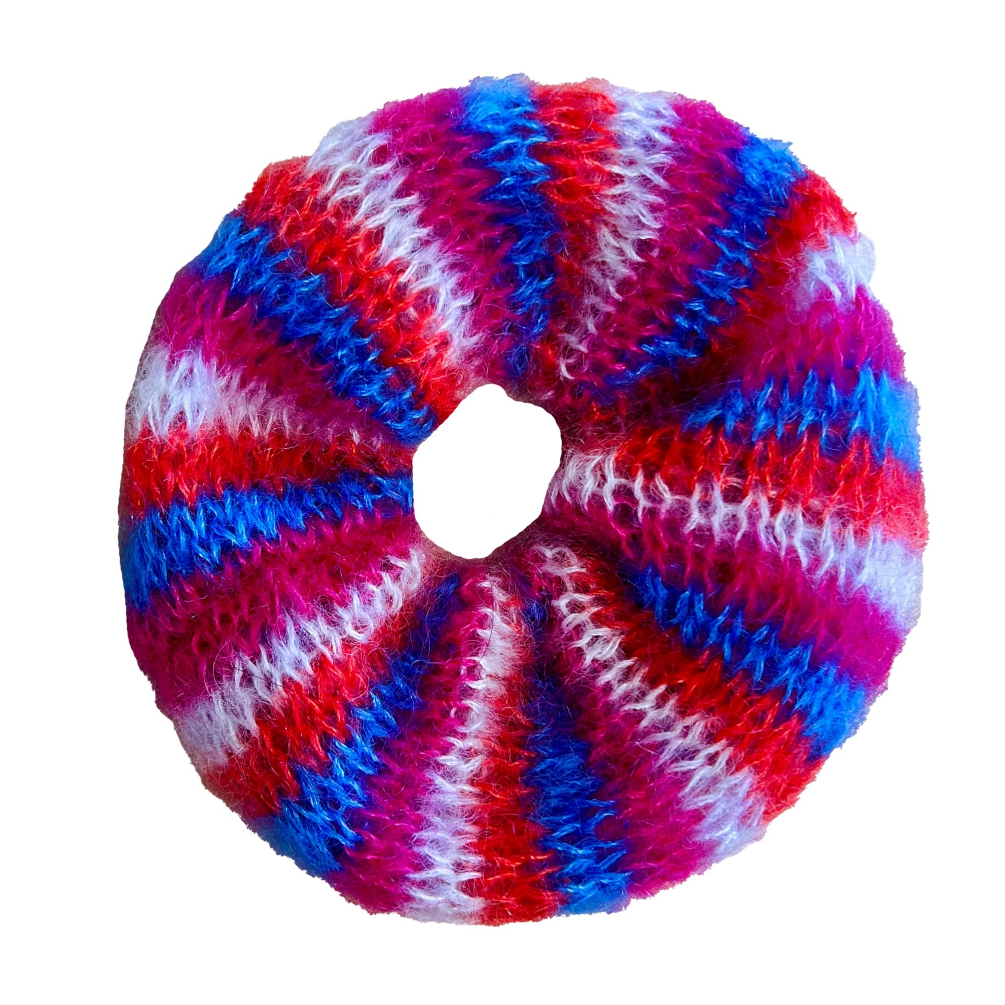 scrap striped knit scrunchie — material grrrlz
