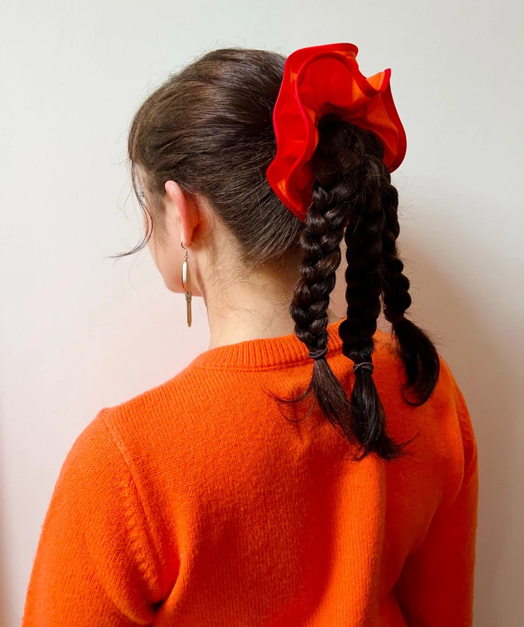 fluffy scrunchies — material grrrlz