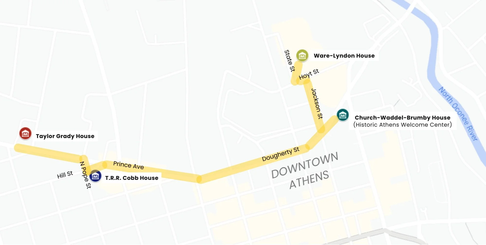 Museum Mile (Historic Houses) — Historic Athens Welcome Center