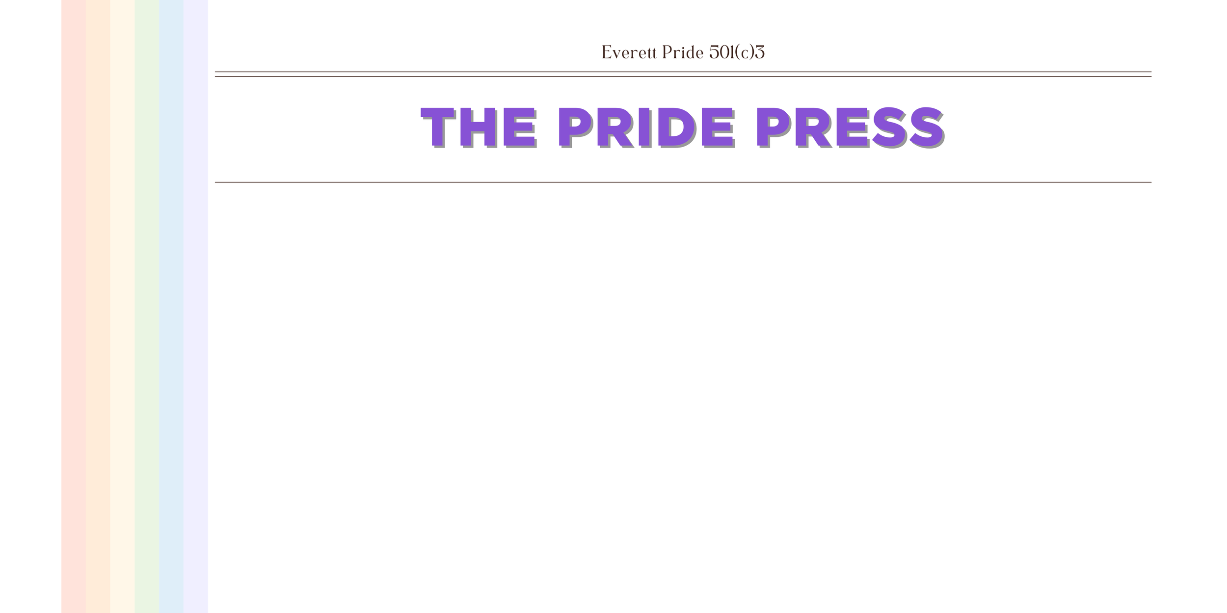 The Pride Press — Everett Pride