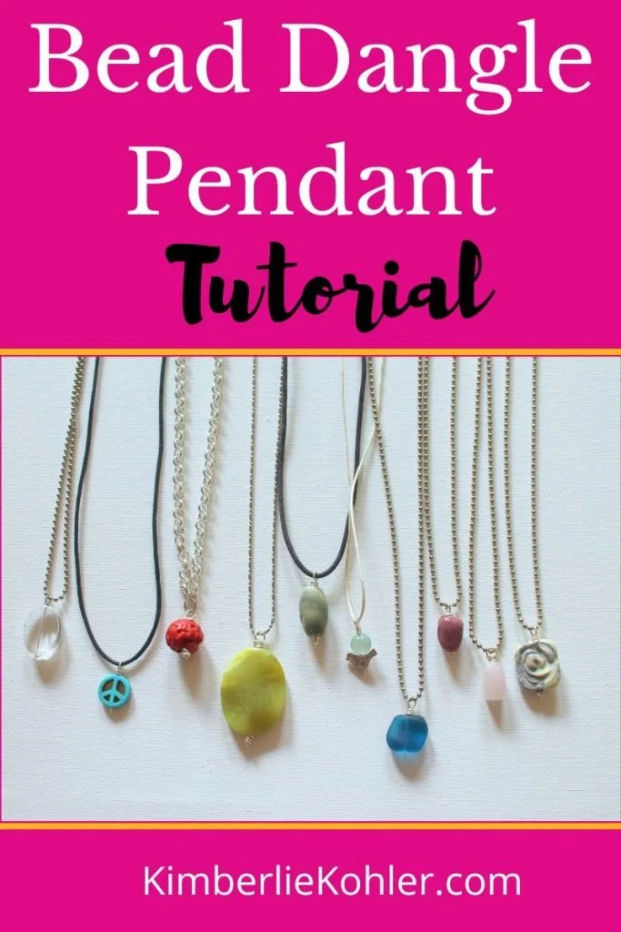 Bead Dangle Pendant Video Tutorial — Kimberlie Kohler, Jewelry Artist