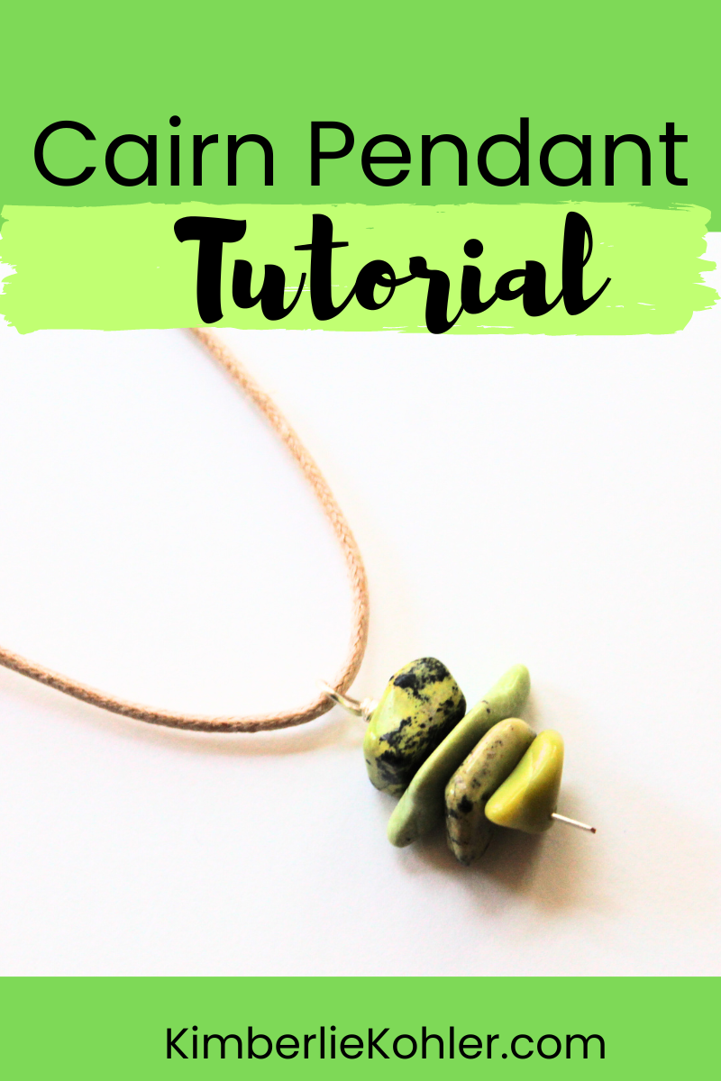 Cairn Pendant Video Tutorial (Stacked Bead Pendant with Paddle Headpin ...